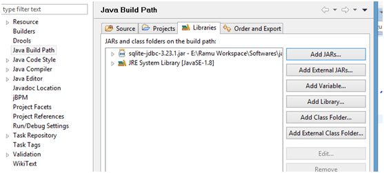 Connecting to SQLite Database in a Java Web Application - Helical IT ... Connecting to SQLite Database in a Java Web Application - Helical IT ...