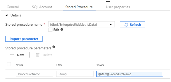 Use Lookup And For Each Activity And Iterate The Sql Procedure Activity